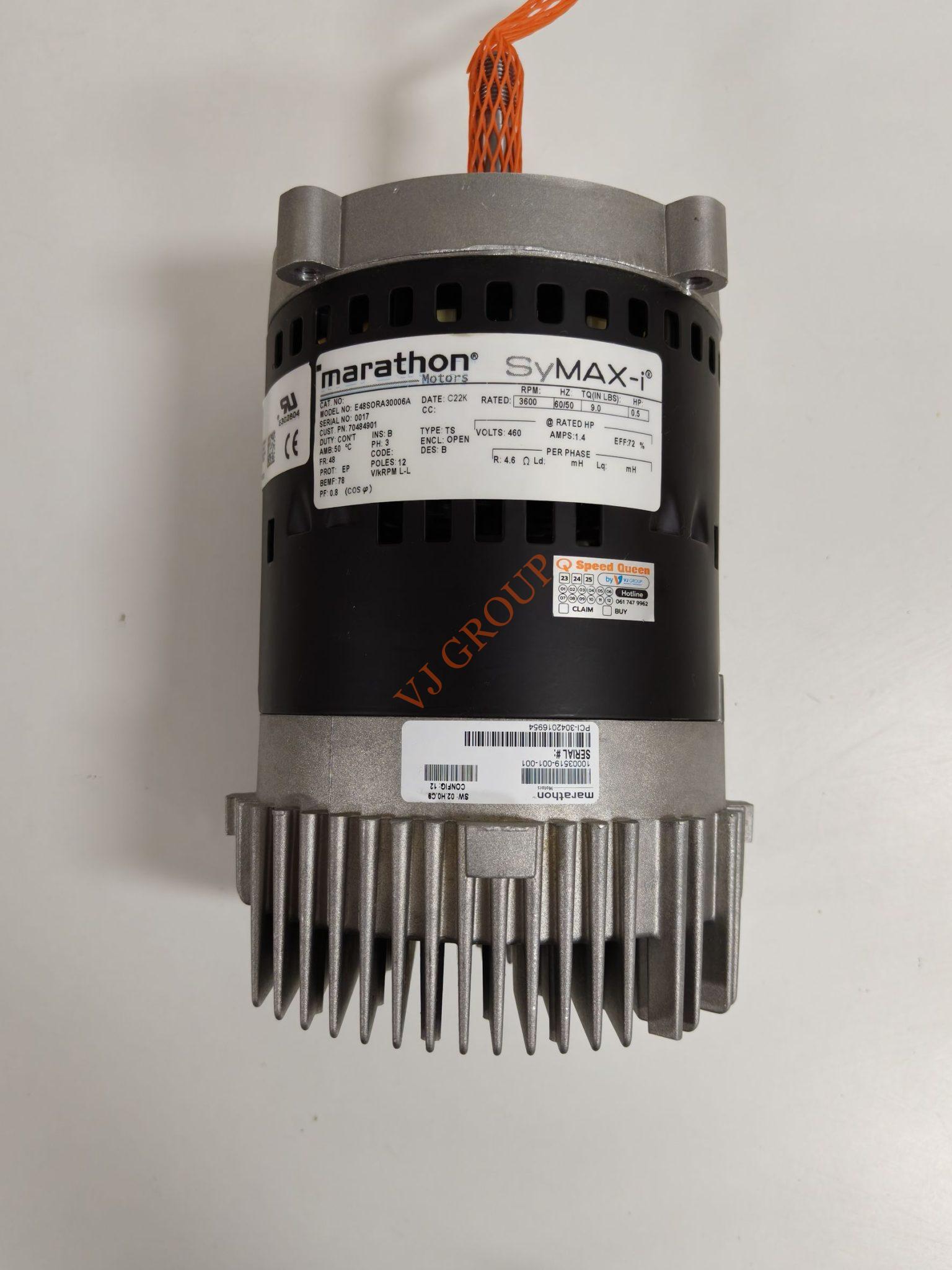 70484901P Speed Queen MOTOR,PMAC FAN (460/3 0.50HP) PKG ...